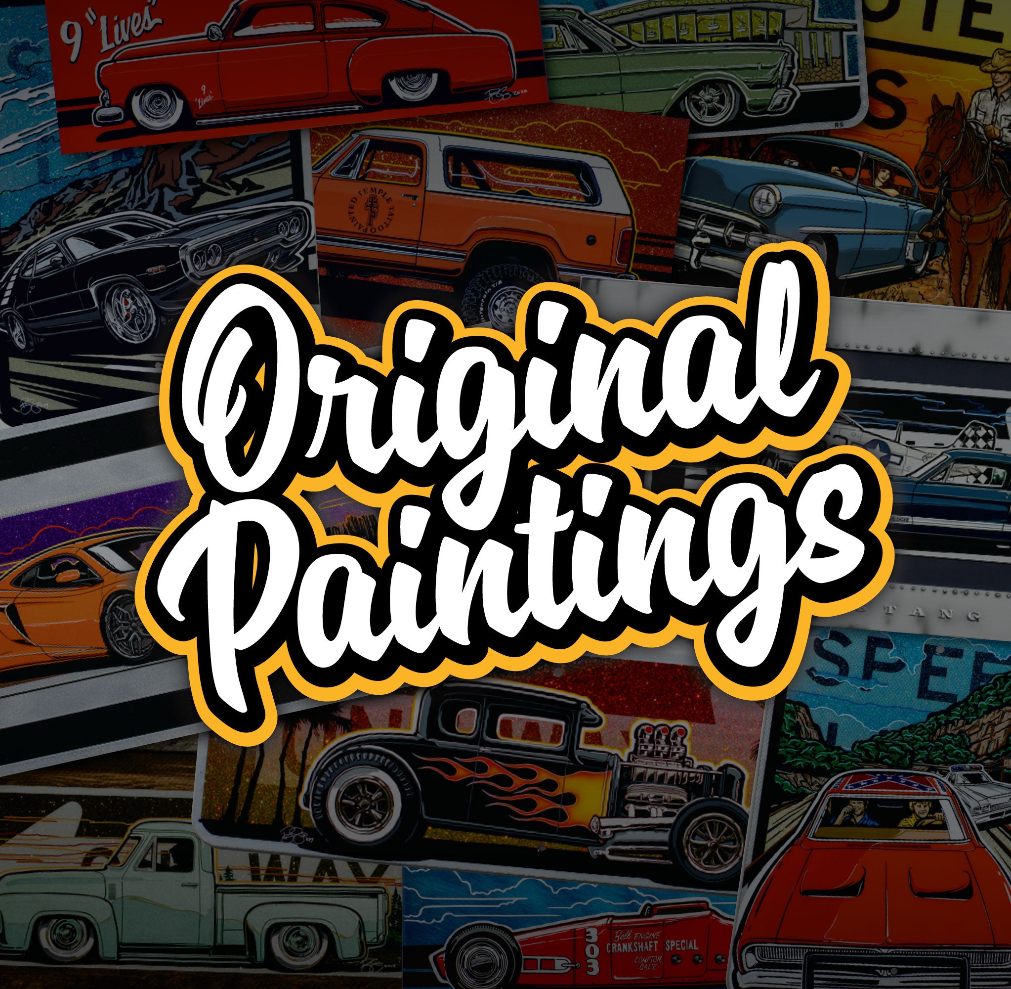 SIN Customs - HotRodCarArt.com