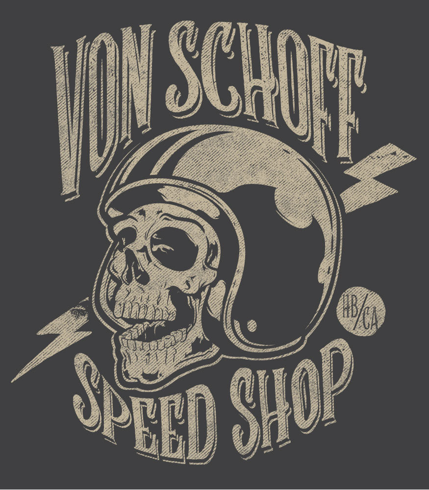Full Throttle – Von Schoff Speed Shop – SIN Customs - HotRodCarArt.com
