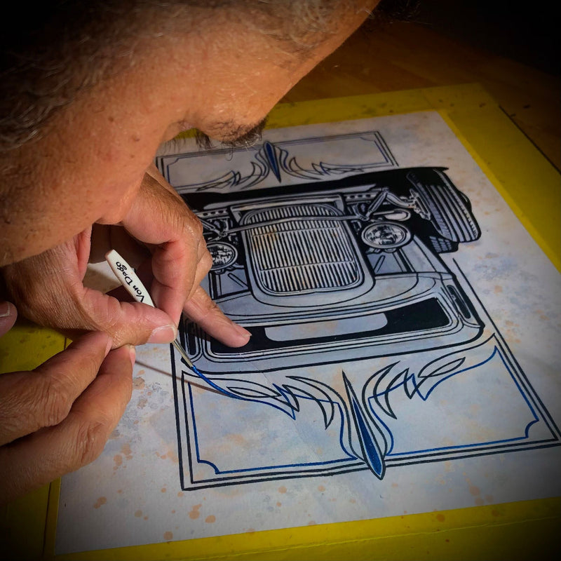 SIN Customs - HotRodCarArt.com